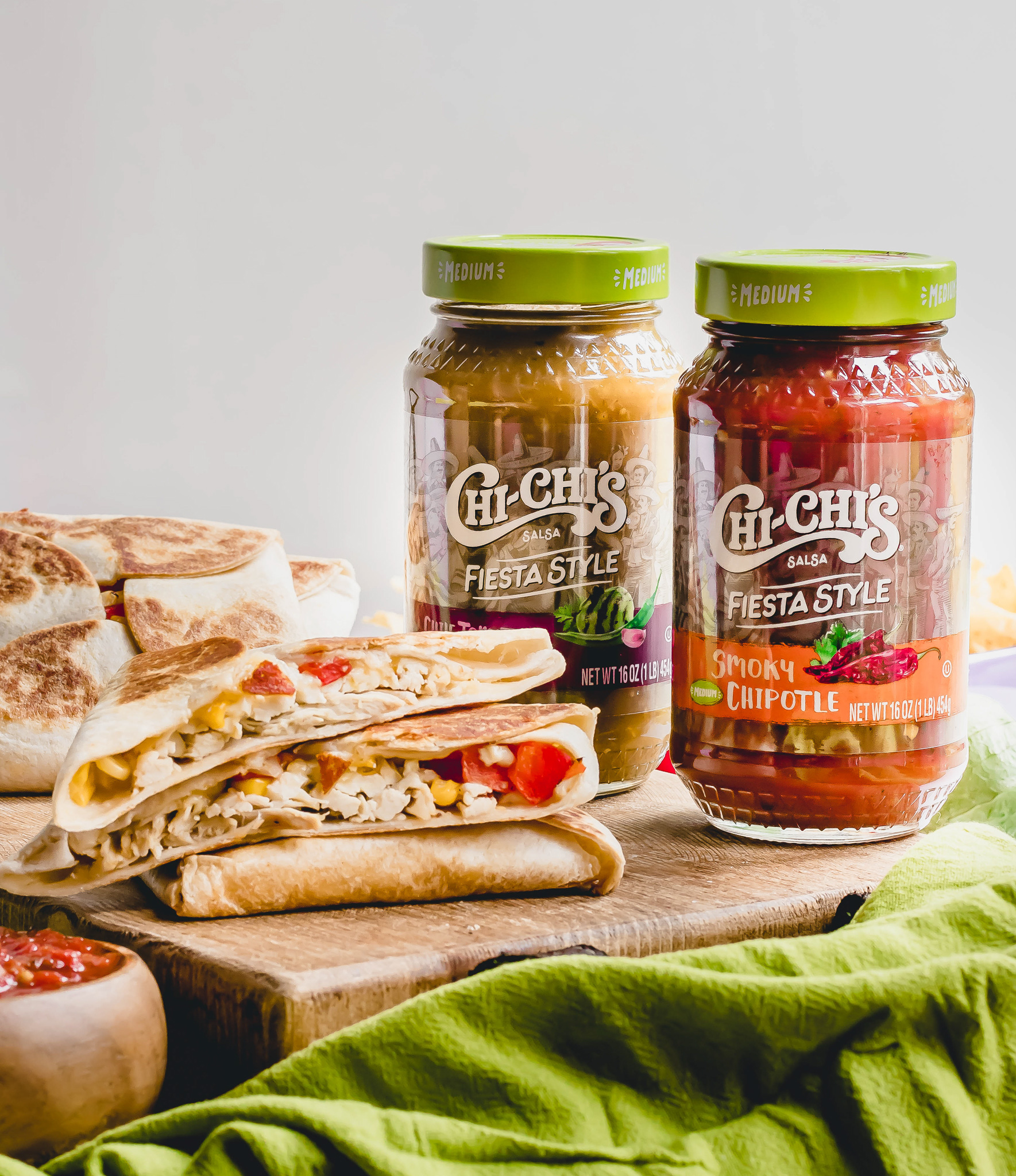 Easy Sweet Corn, Tomatillo and Chicken Foldable Tacos | Rosalynn Daniels