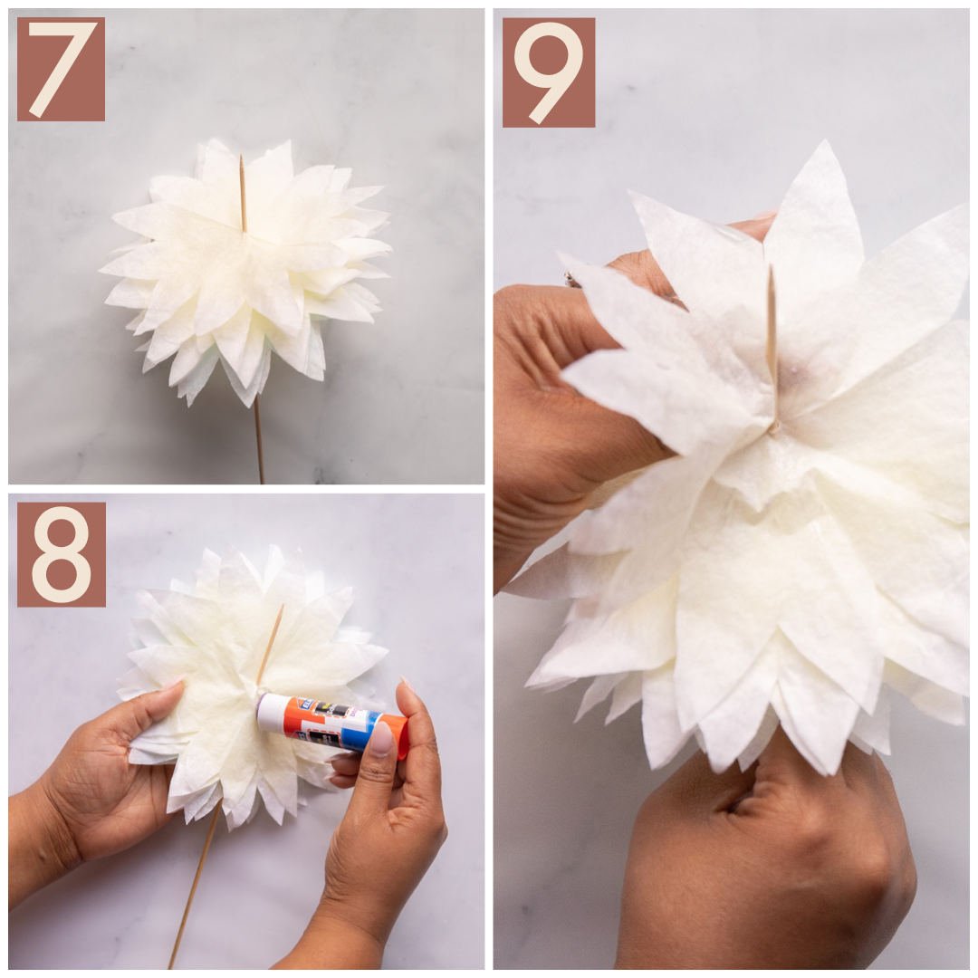 DIY Coffee Filter Flowers | Rosalynn Daniels