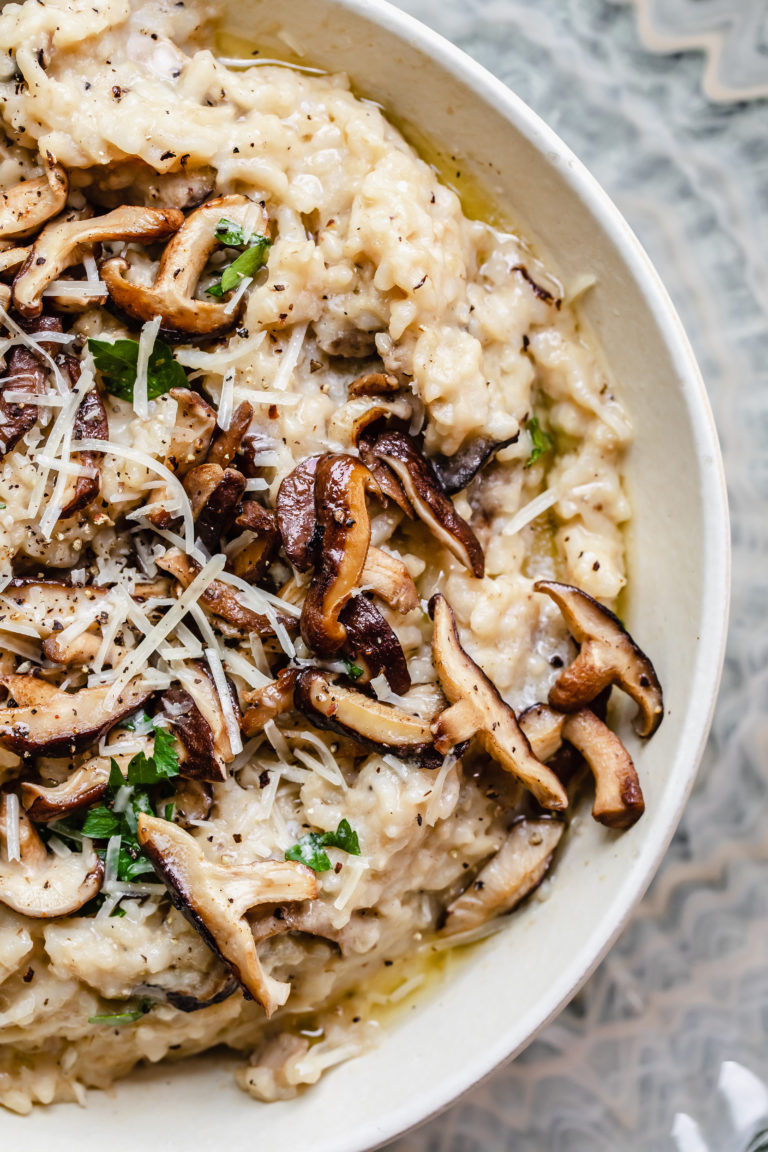 Instant Pot Mushroom Risotto | Rosalynn Daniels